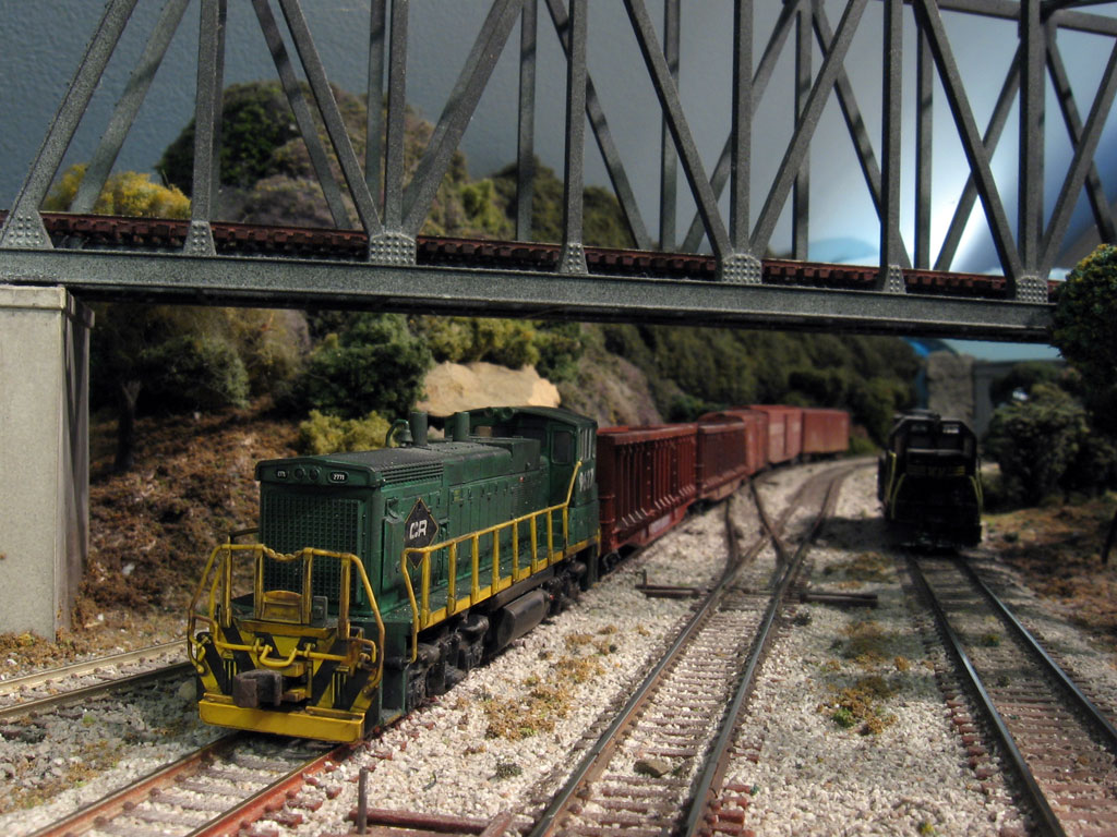 Conrail MP15 9627 on Lee Weldon’s WM Layout – Conrail 1285