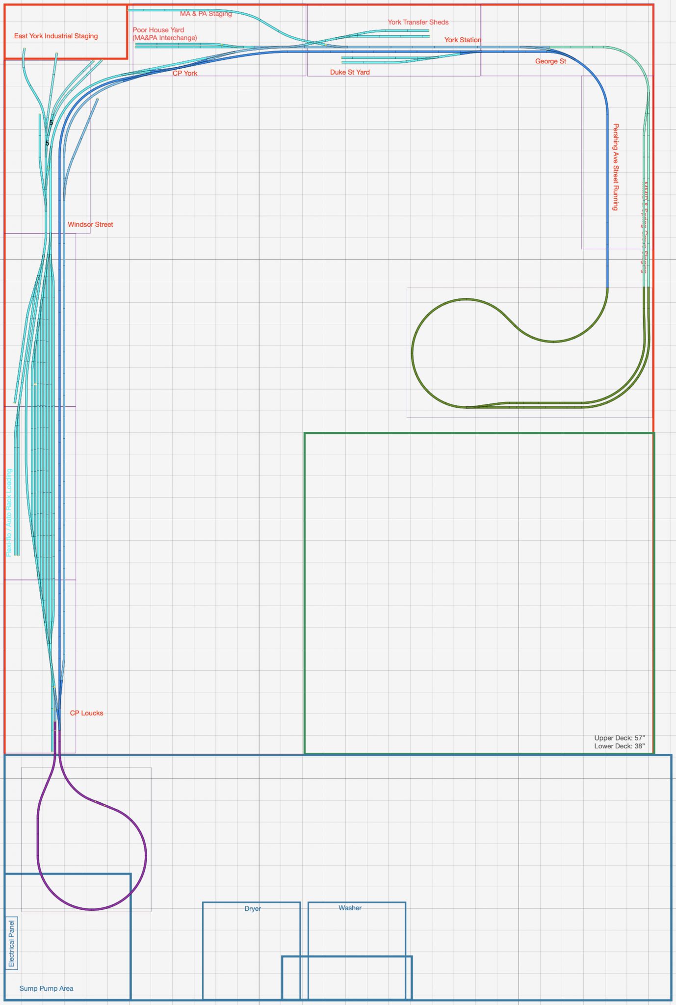 A Very Basic Intro to My NCR Layout – Conrail 1285